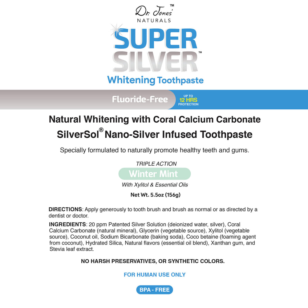 Home / Products / SuperSilver Whitening Toothpaste With Calcium ...
